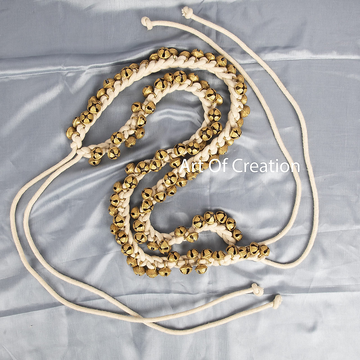 Art Of Creation New Kathak Ghungroo Anklte Bells 50+50 Big In Cotton Cord Classical Dancers Musical Instrument Bharatnatayam Indian Traditional 100 Bells