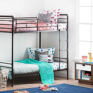 LUCID 5 Inch Gel Memory Foam Dual-Layered-CertiPUR-US Certified-Firm Feel Mattress, Twin, White