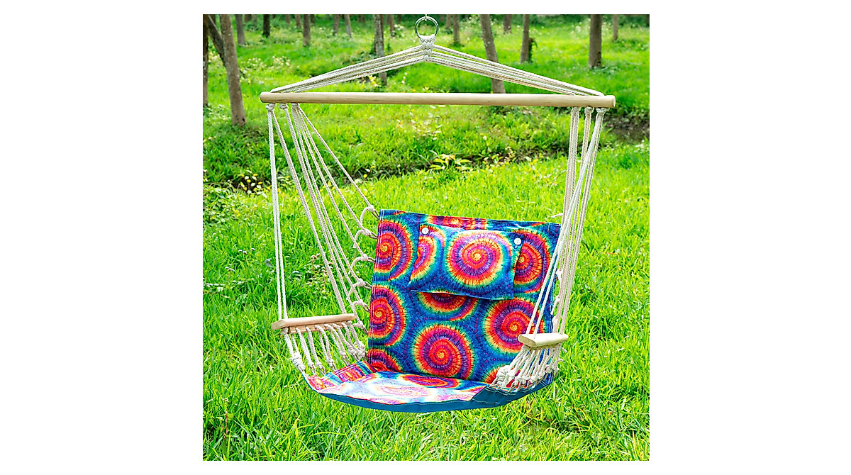 Reversible Hanging Rope Swing - Max 275 Lbs