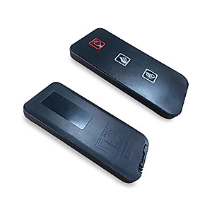 Manhattan Comfort 23 Inch Electric Fireplace Box with Remote Control, Adjustable Heat & Flame Settings, 1400W Indoor Fire Place Heater, Compact Design for Year-Round Use, Black