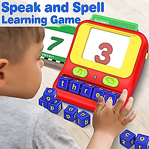 TALONITE Learning Educational Toys for 2 3 4 5 6 7 8 Year Old Boys Girls, Talking Flash Cards with 158 Sight Words, Matching Letter Game, Autism Sensory Toys, Speech Therapy Toys and Materials