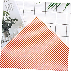 Operitacx 7pcs Orange Cotton Fabric Squares Handmade Cotton Fabrics Fabric Bundles Orange Sewing Fabric Cloth Material Floral Cotton Sewing Squares Quilted Fabric Patchwork