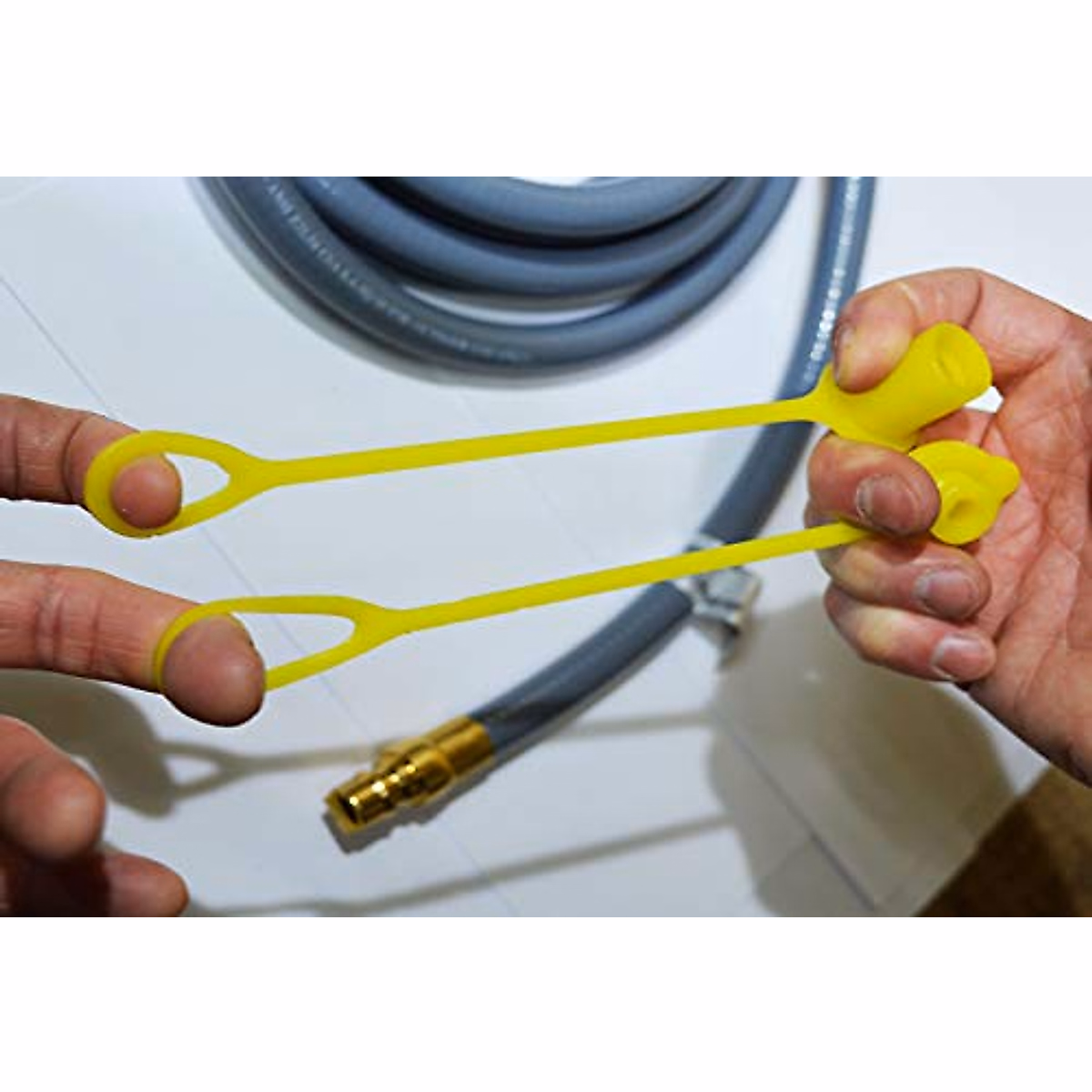 AuPro 3/8 Gas Port Plug and Dust Cap 3/8" Quick Disconnect Connect Propane Natural LP