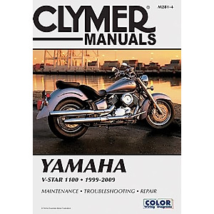 Yamaha V-Star 1100 Series Motorcycle (1999-2009) Service Repair Manual