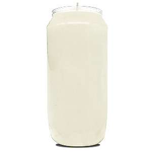Hyoola 7 Day White Prayer Candles, 6 Pack - 6" Tall Pillar Candles for Religious, Memorial, Party Decor, Vigil and Emergency Use - Vegetable Oil Wax in Plastic Jar Container