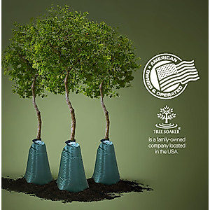 Tree Soaker Tree Watering Bag | 20 Gallon Slow Release Drip Tree Irrigation System | Watering Bag for Trees | 3 Pack