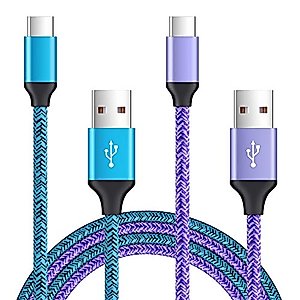 ANDHOT USB C Cable,2-Pack 6ft Fast Charge Type C Charger Charging Cords for Samsung Galaxy S23 S22 S21 S20 FE Note 20 S10 A14 A13 A12 A20 A21 A51 LG Stylo 6 5 4 Moto G Power/G Stylus,Pixel 7 Pro 6a 5