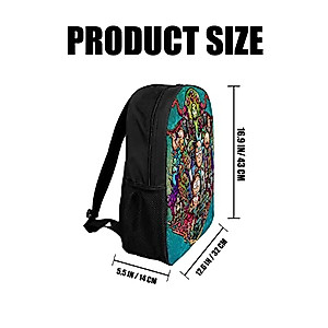 KUZTEIX Cool Cartoon Backpack, Unisex Laptop Bag Durable Travel Bag Large Backpack 17 Inches Backpack