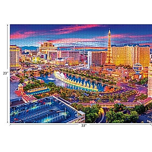 RoseArt - Kodak - Las Vegas Strip - 1500 Piece Jigsaw Puzzle for Adults