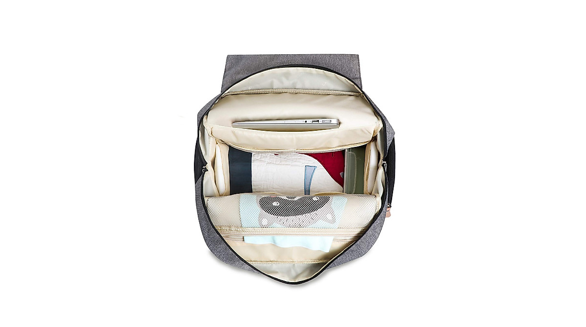 Large Capacity Diaper Bag Backpack for Mom & Dad - Waterproof Design