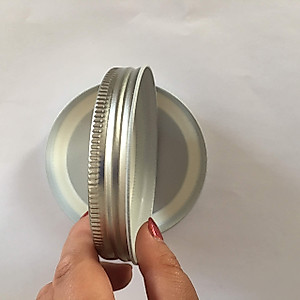 12 pack Mason Jar Lids Regular Mouth, Leak Proof and Secure (12, Regular Mouth)