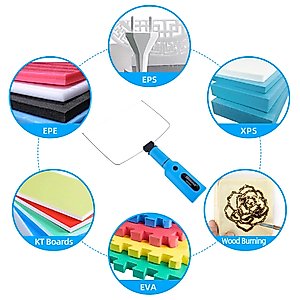 MINOVA 4 in 1 Cordless Hot Wire Foam Cutter 8V/2.0 Ah Built-in Battery Powered USB-C Charging Styrofoam Cutter Kit Luxury Foam Cutting Tool Foam Carving Tools