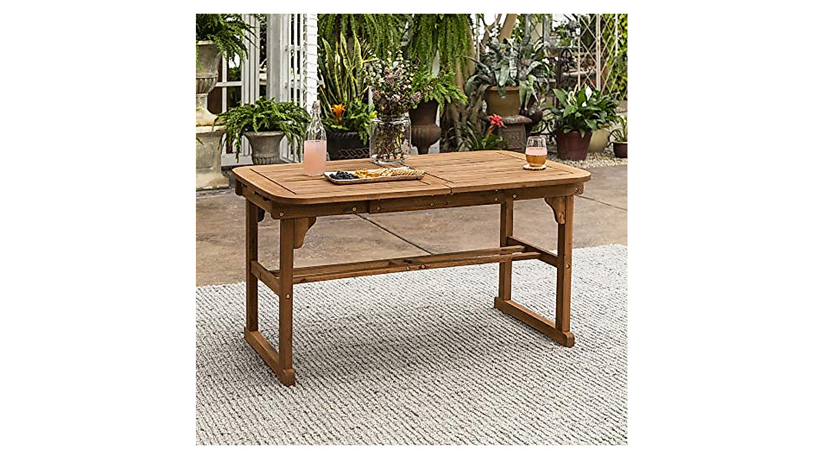 Extendable 6 Person Outdoor Dining Set by Walker Edison