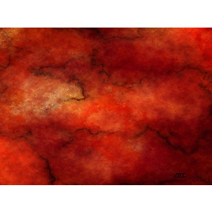 Dark Red and Orange Marbled Stone Pattern Textured Marble Art Kitchen Glass Cutting Board Modern Decorative Gift Abstract Wavy Contrast Design