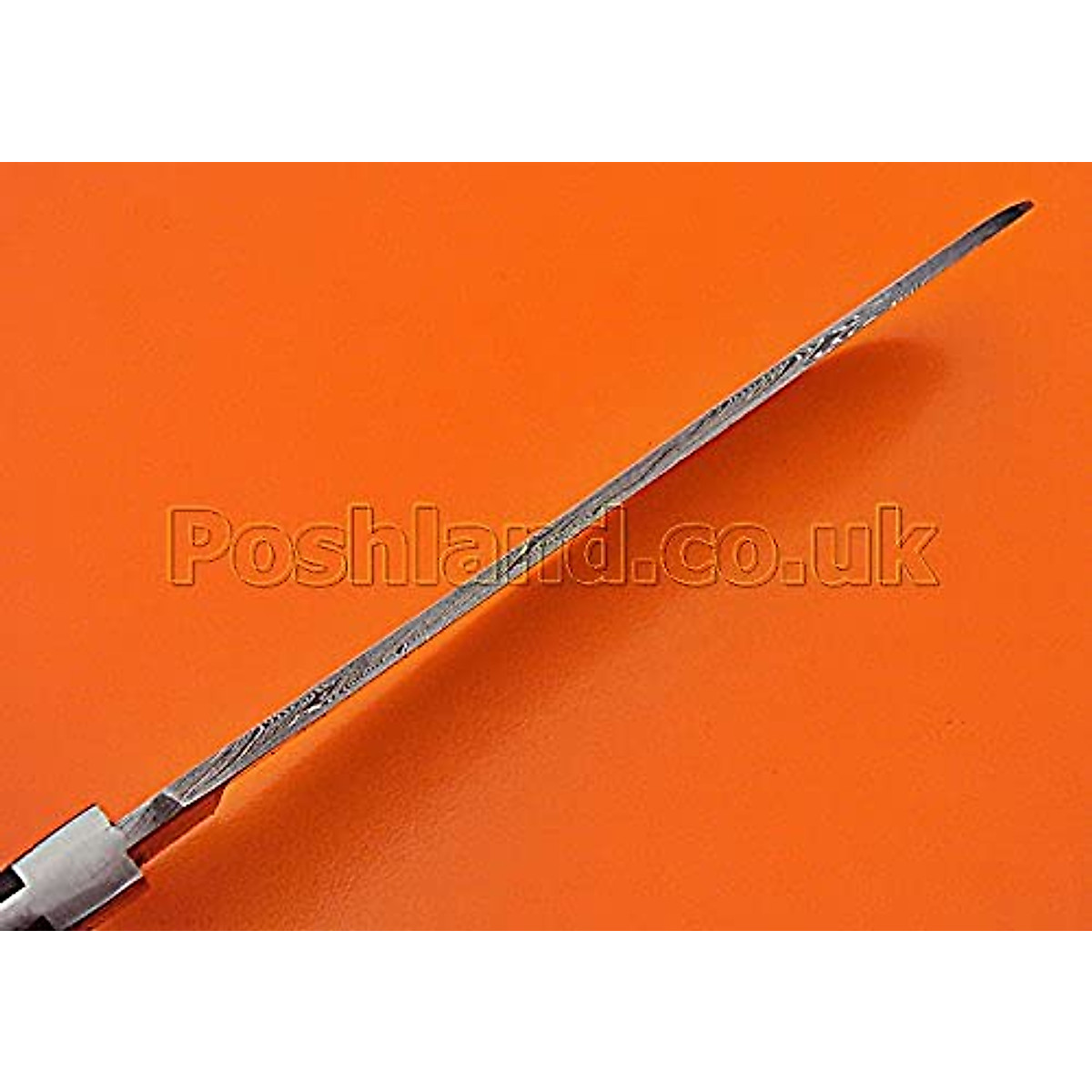 CF-51 Custom Handmade Damascus Steel Chef Knife - buffalo horn with Stainless Steel Bolsters