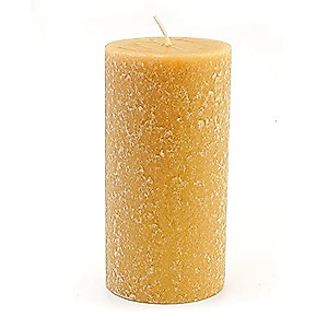 Root Candles Beeswax Blend Timberline Unscented Pillar Candle, 3 x 6-Inch, Butterscotch