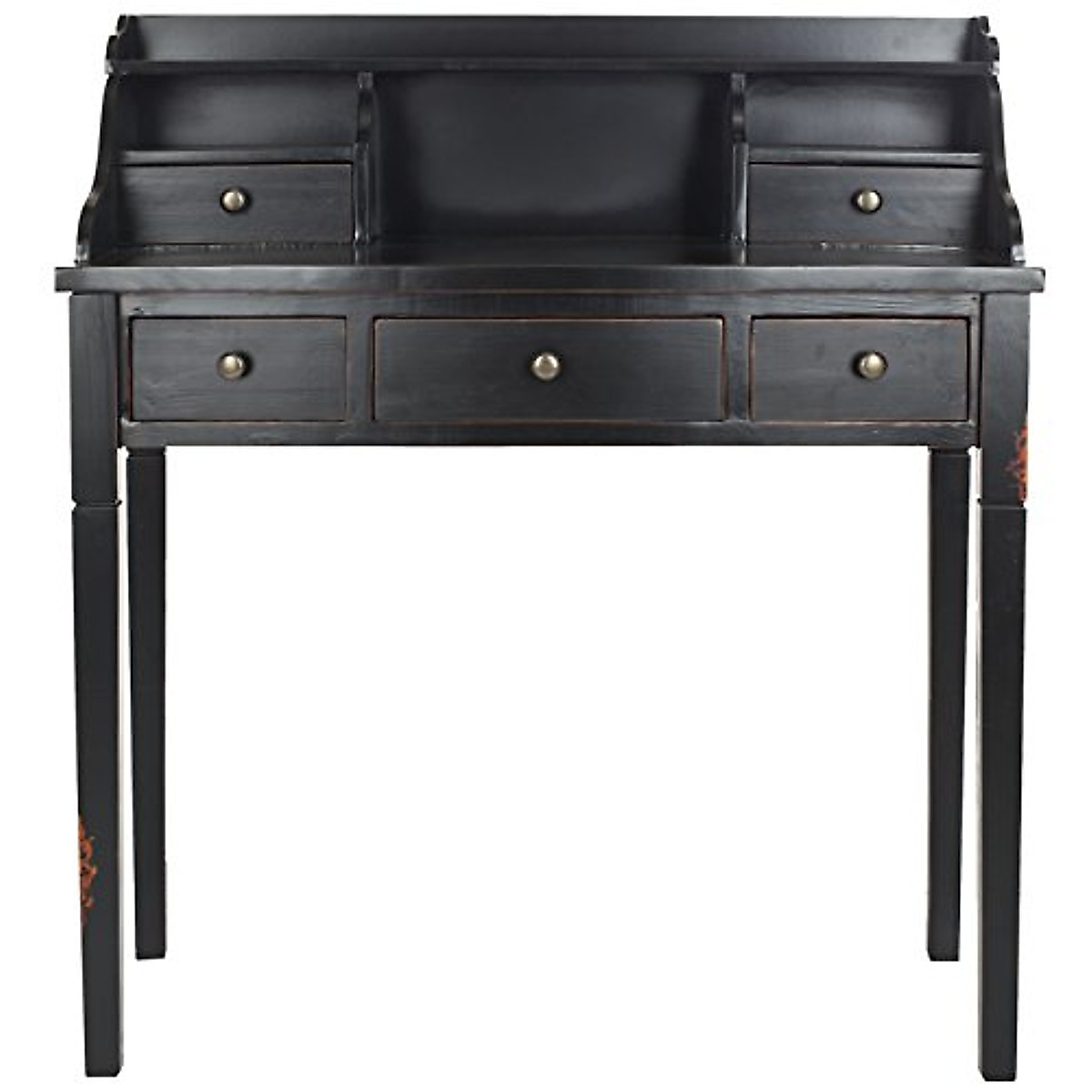 Safavieh American Homes Collection Landon Distressed Black Writing Desk