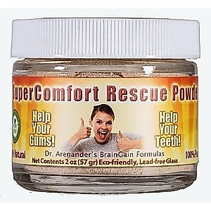 Gum Disease Help! Organic Tooth Powder - Rescue Powder - Helps Gum Recession, Plaque Remove, Prevent Gingivitis, Bleeding Gums & Gum Sensitivity, Helps Inflammation, Anti-Cavity, Receding Gums