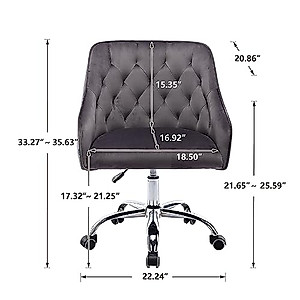 OPSREY Swivel Shell Chair for Living Room/ Modern Leisure Office Chair