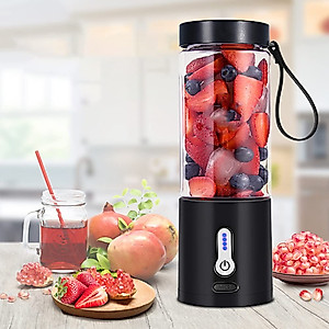 ESSISH 530ML Electric Juicer Portable Smoothie Blender USB Rechargeable Food Processor Fruit Mixer Mini Juicer Blender Cup A