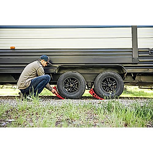 ANDERSEN HITCHES | RV and Trailer Accessories | Single Camper Leveler Block w/Rubber mat | Camper Leveling System | Outdoor Camping Levels | 3604