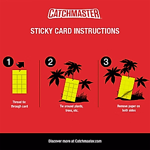 Catchmaster Outdoor Bug Trap Bundle, Japanese Beetle Trap 3-Pack & Yellow Sticky Trap 72-Pack, Flying Insect & Mosquito Traps for Backyard, Garden & Farm