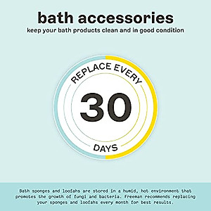 Freeman Premium Exfoliating Silicone Body Scrubber, Easy to Use, Long Lasting, Deep Cleansing On Skin, Better Than Loofahs, Perfect for Men & Women, Hygienic, Cruelty Free & Vegan, 1 Count