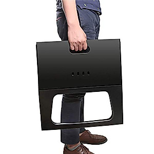 TeqHome Foldable Charcoal Grill, Portable BBQ Barbecue Grill Lightweight Simple Grill for Outdoor Cooking Camping Hiking Picnics Garden Travel