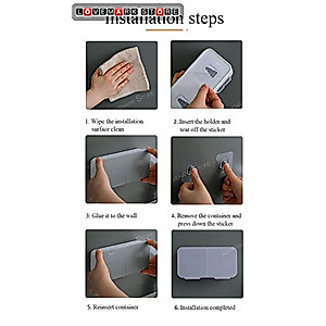 Qtip Holder | WALL-MOUNTED for Cotton Swabs | ORGANIZER | STORAGE BOX | 2 SEPARATE SECTIONED, WALL-MOUNTED, MULTI-PURPOSE COSMETIC BOX | JEWELRY STORAGE | MAKEUP COTTON SWAB ORGANIZER | HOUSEHOLD STORAGE BOXES. USAGE BEDROOM, BATHROOM, MAKEUP-TABLE