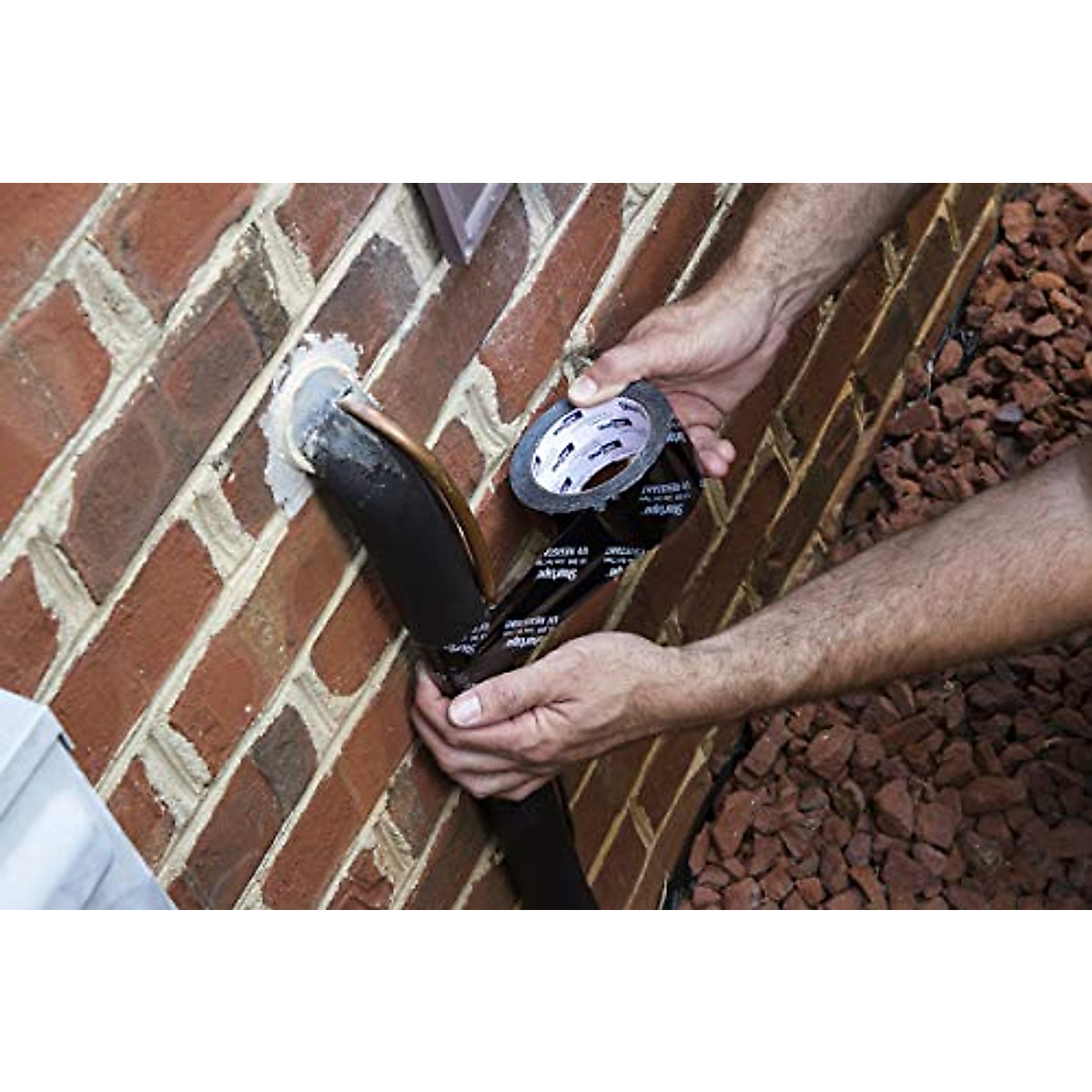 Shurtape LS 300 HVAC Line Set Tape, 55m Length x 48mm Width, Black (Pack of 1)