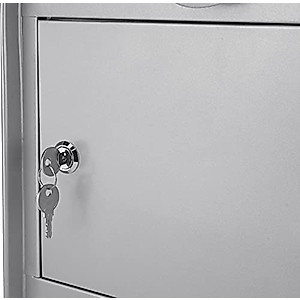 Barska Wall Mount Multi-Purpose Locking Mail Suggestion Drop Box with Key Lock for Home Office Classroom