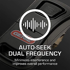 Genie Single Button Garage Door Opener Remotes (2 Pack) - Safe & Secure Access - Each Remote Compatibile Only With Genie Intellicode Garage Door Openers - Model G1T , Black - G1T 2-Pack