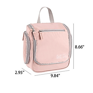 Hanging Travel Toiletry Bag Large Waterproof Bathroom Shower Bag with Multiple Compartments and Inner Organization for Family Vacation Business Trip