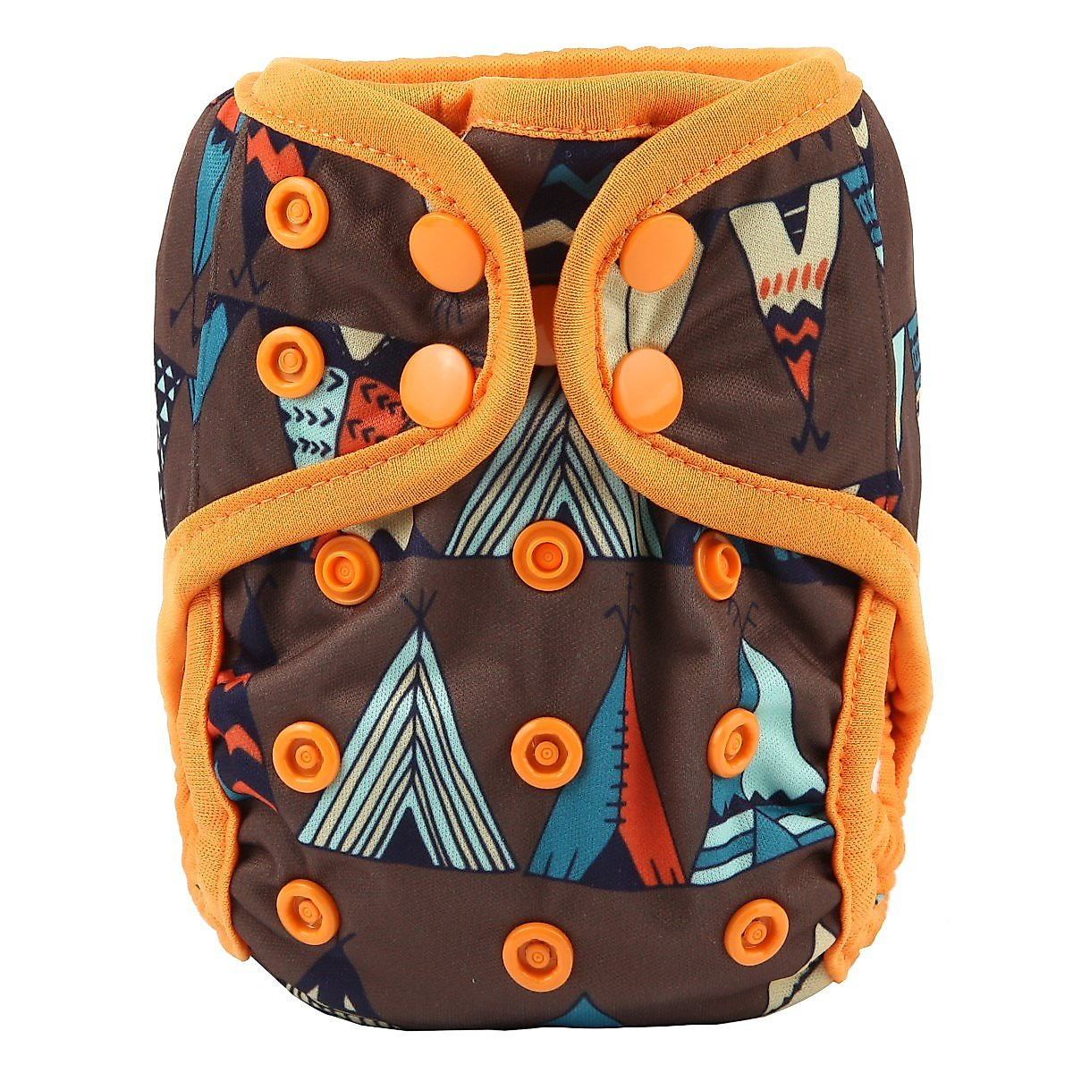 3 Newborn Baby Diaper Covers Nappies 8lbs-10lbs (Teepee Deers Pack)