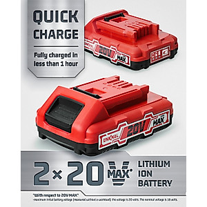 Electric Nail Gun, LINKNAL Cordless Brad Nailer Battery Powered,18 Gauge, 2×20V MAX Li-ion Batteries, Charger and 1000 Nails Included (L820-BN)