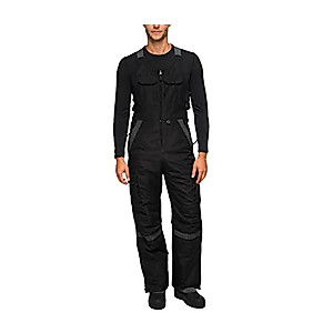 Arctix Men's Tundra Ballistic Bib Overalls With Added Visibility, Black, 4X-Large/32" Inseam