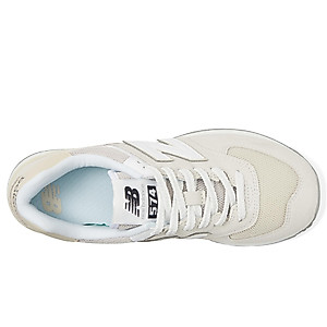 New Balance Unisex 574 V2 Familiar Ground Sneaker, White/Grey, 11 US Men
