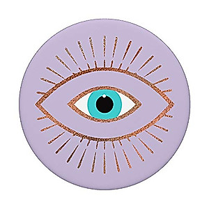 Rose Evil Eye Light Pastel Purple PopSockets Swappable PopGrip