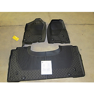2019 Dodge Ram DT Crew Cab Black All Weather Slush Mats Floor Liner Mopar OEM