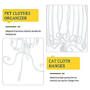 Pet Clothing Display Rack: Pet Clothing Rack Durable Clothing Racks for Hanging Clothes for Doll Pet Clothes Dress Display Rack Useful Pet Clothing Holder