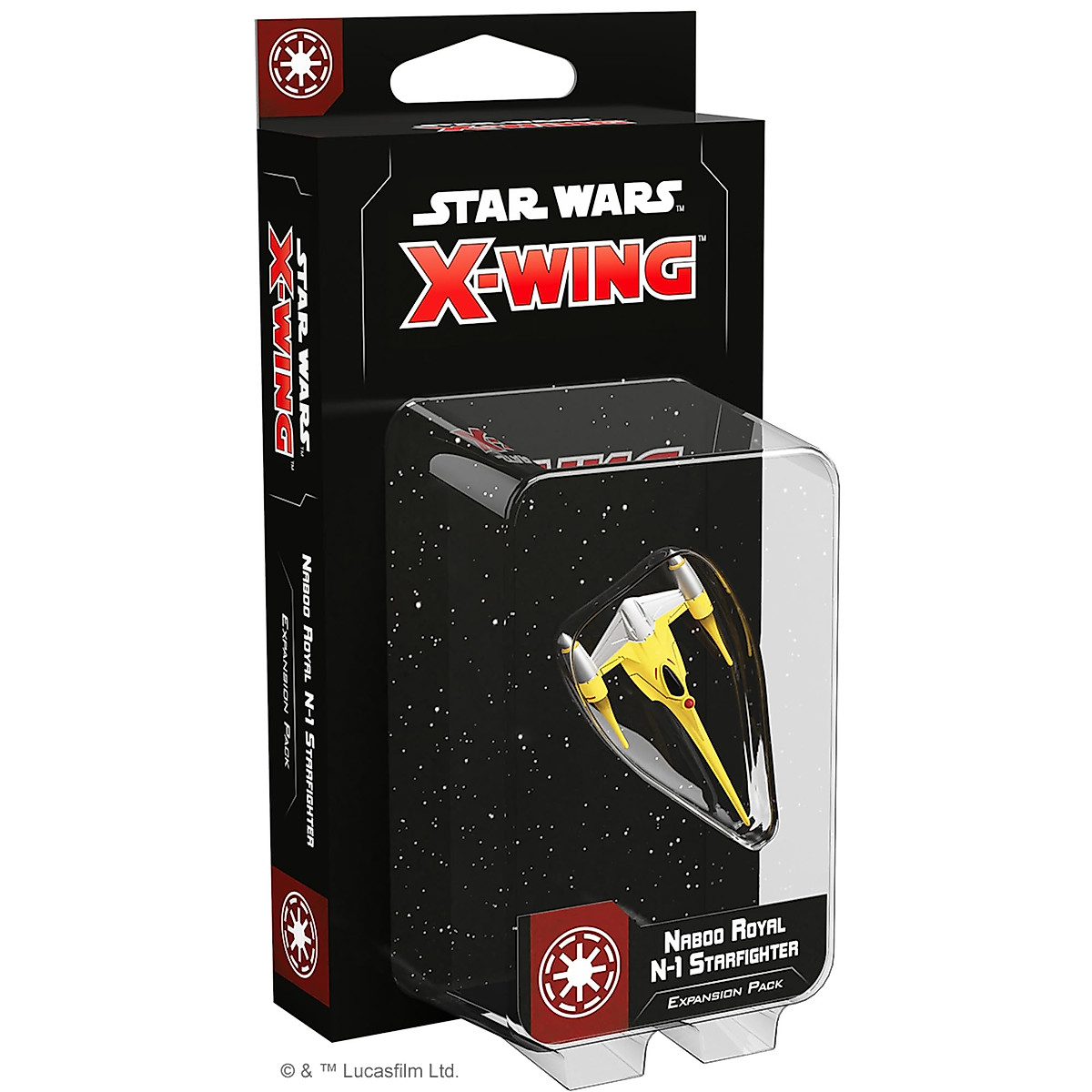 Star Wars X-Wing 2nd Edition Miniatures Game Naboo Royal N-1 Starfighter EXPANSION PACK | Strategy Game for Adults and Teens | Ages 14+ | 2 Players | Avg. Playtime 45 Mins | Made by Atomic Mass Games