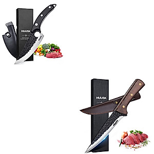 Huusk Boning Knife for Meat Cutting Bundle Boning Knife for Meat Cutting