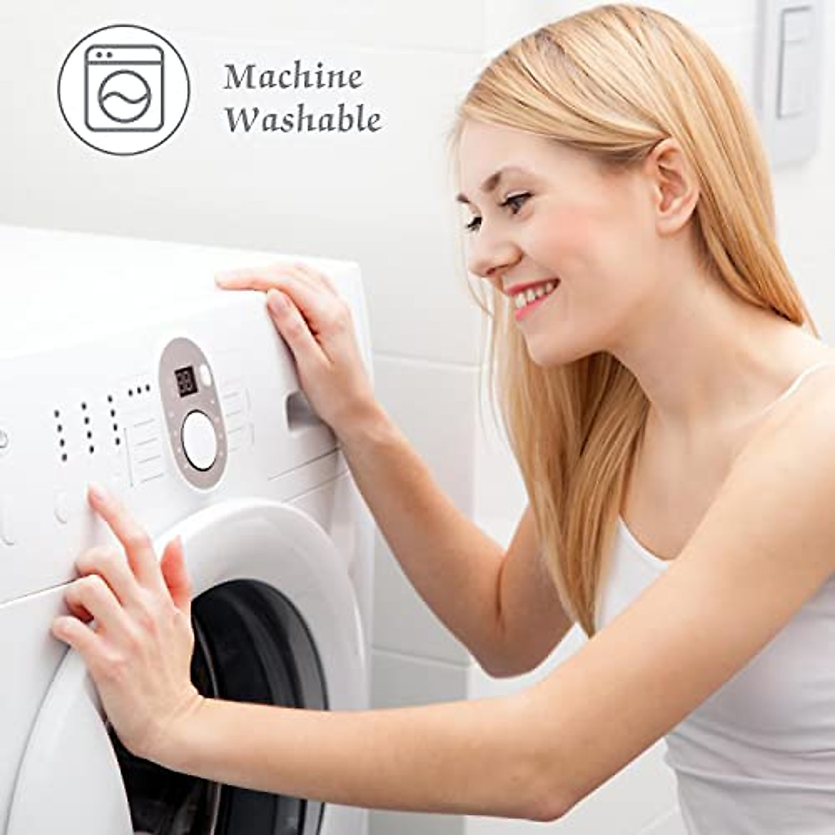 Helthep Boho Area Rug, Bohemian Ultra-Soft and Luxurious Comfort Washable No-Shedding Non-Slip Rugs for Living Room,Bedroom,Dining Room, Kitchen,and Hallways （Navy Blue 48inches×72inches）