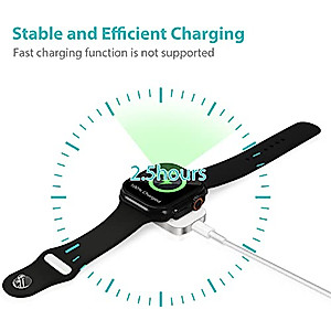 [2023 Upgraded Zinc Alloy] Mixfly Compact Portable Travel Watch Charger for Apple Watch, Compatible with All Apple Watch Series 8 7 6 5 4 3 2 1 SE