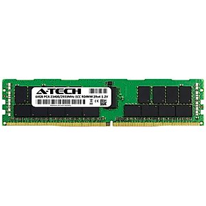 A-Tech 64GB RAM for Dell PowerEdge R840 | DDR4 2933MHz PC4-23400 ECC Registered RDIMM 2Rx4 Server Memory (Replacement for SNPW403YC/64G, SNPW403YC/64VXR, AA579530, AA601615, AB003154, W403Y, 0W403Y)