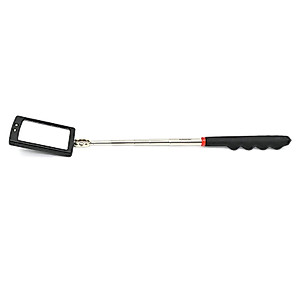 Optional life Telescoping LED Lighted Flexible Inspection Mirror 360 Swivel for Extra Viewing