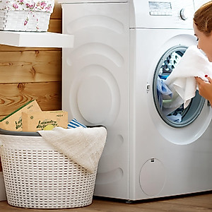 Poesie Laundry Detergent Sheets Detergent Fragrance Free Non-Plastic Precut Zero Waste 160 Sheets Liquidless Washing Sheets for Home Dorm Travel Camping Hiking Portable