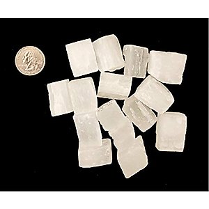 1/2 Pound of Rough Selenite Cubes - Reiki - Chakra - Crystal Healing