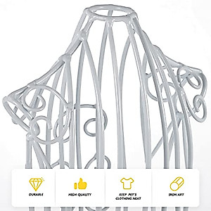 Pet Clothing Display Rack: Pet Clothing Rack Durable Clothing Racks for Hanging Clothes for Doll Pet Clothes Dress Display Rack Useful Pet Clothing Holder