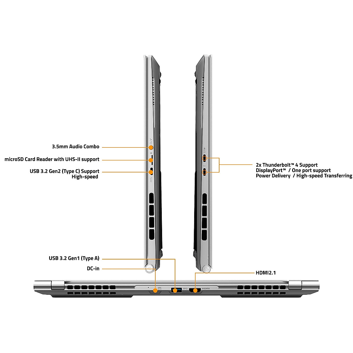 GIGABYTE AERO 16 OLED: 16.0" 16:10 Thin Bezel 4K UHD+ 3840x2400 60Hz OLED, NVIDIA GeForce RTX 4070 GPU 8GB GDDR6, Intel Core i9-13900H, 32GB DDR5 RAM, 1TB SSD, Win11 Pro (AERO 16 OLED BSF-A3US964SP)